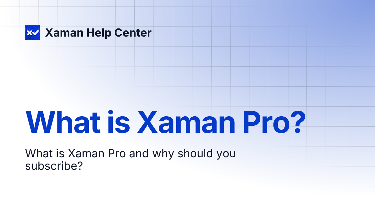 What is Xaman Pro? | Xaman Help Center