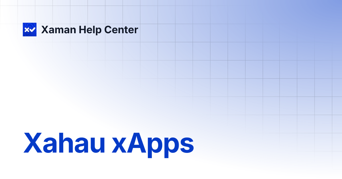 Xahau xApps | Xaman Help Center
